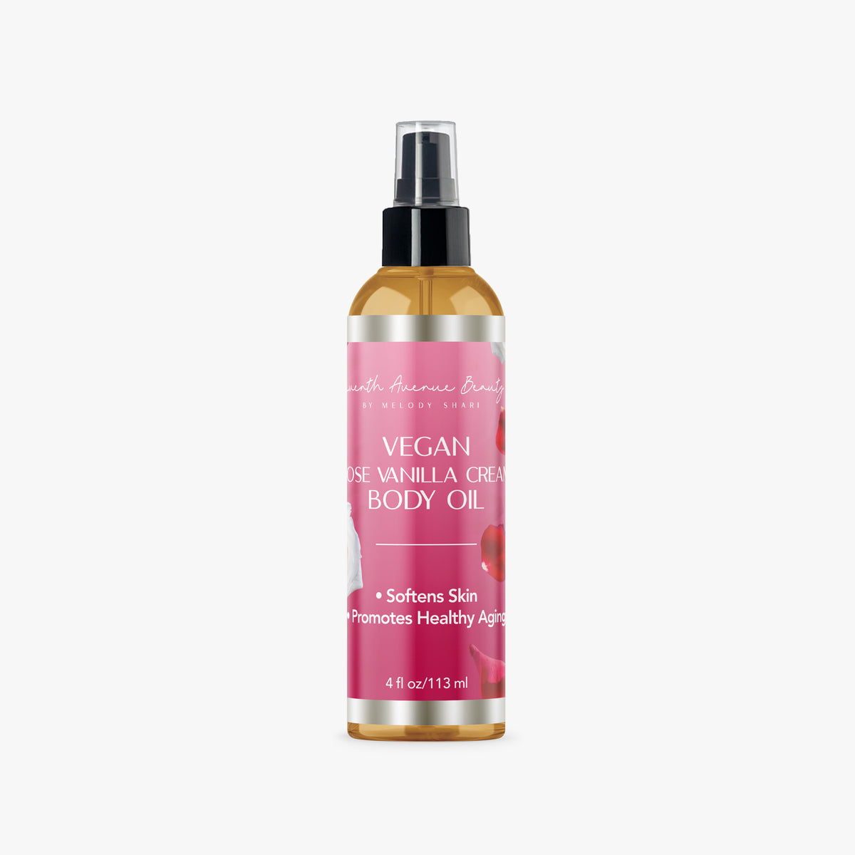 Rose Vanilla Cream Body Oil | Seventh Avenue Beauty